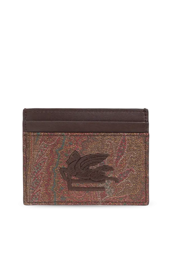 Etro Card Case - Brown