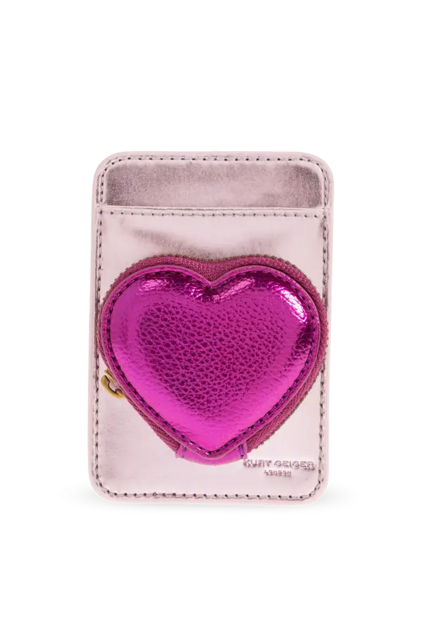 Kurt Geiger Card Case 'heart - Pink
