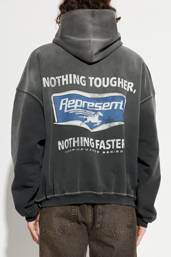 REPRESENT Hooded Sweatshirt - Grey