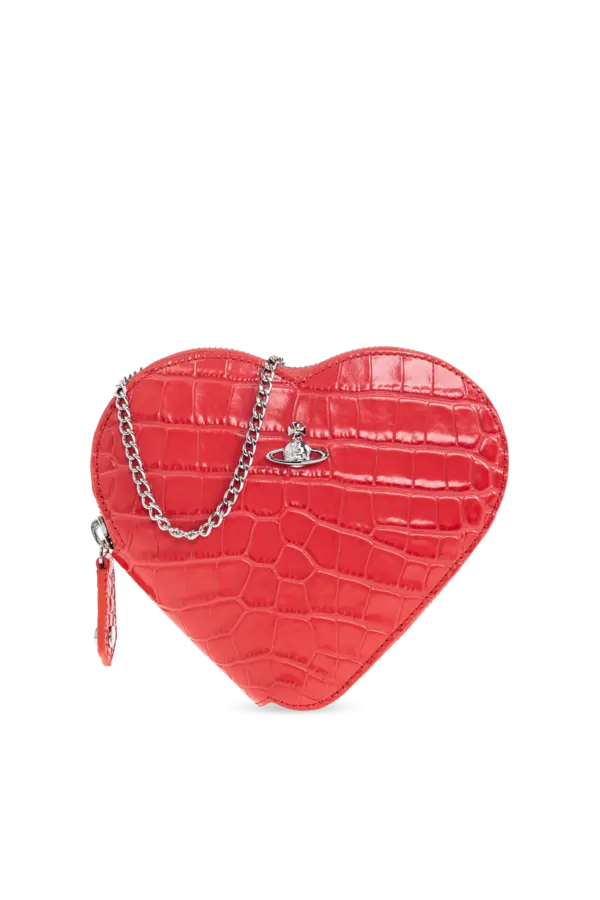 VIVIENNE WESTWOOD Heart Shoulder Bag - Red