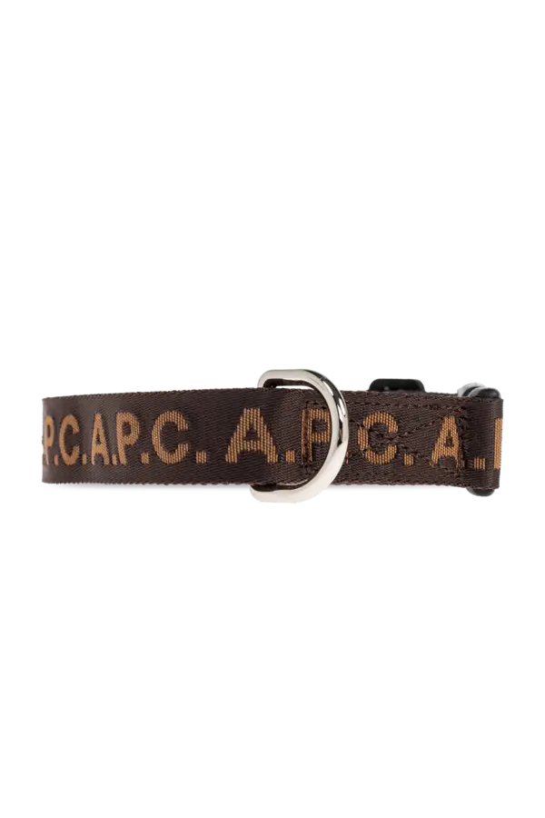 A.p.c. Logo Collar - Brown