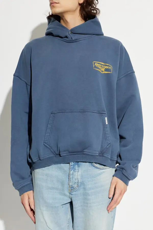 REPRESENT Hooded Sweatshirt - Blue