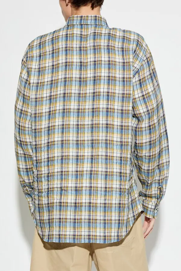 Dsquared2 Linen Shirt With Pockets - Multicolour