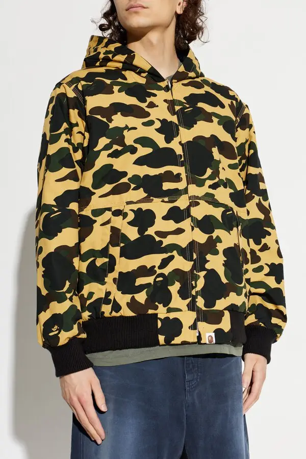 A BATHING APE Reversible Jacket With Camouflage Motif - Yellow