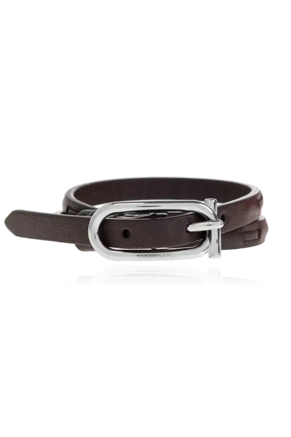 FERRAGAMO Leather Bracelet - Brown