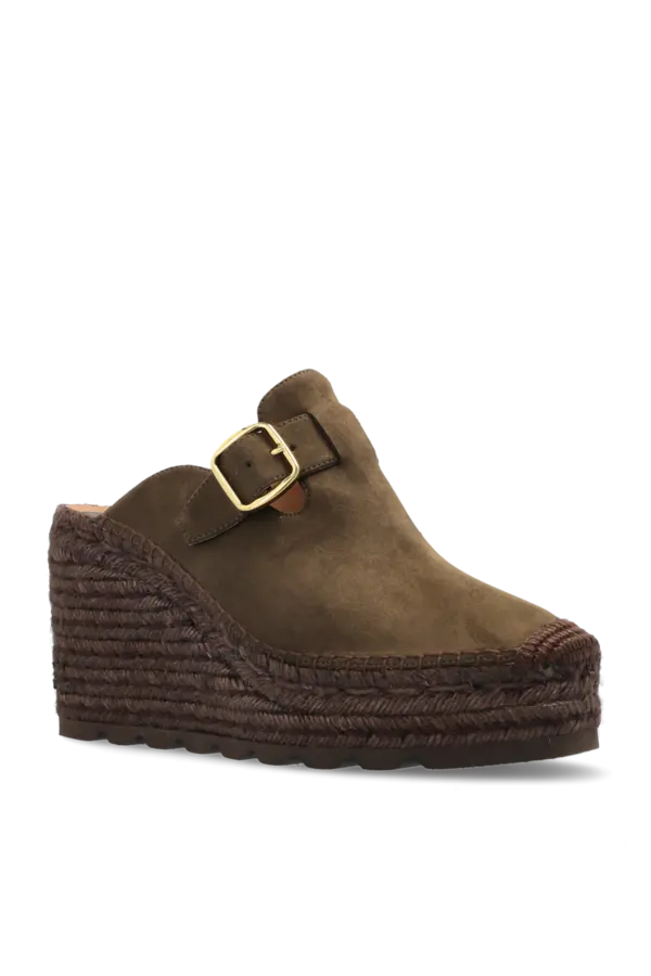 Stella McCartney Wedge Sandals - Brown