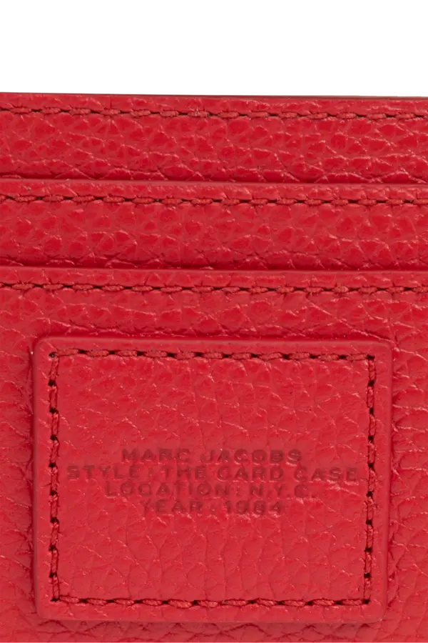Marc Jacobs Leather Card Holder - Red