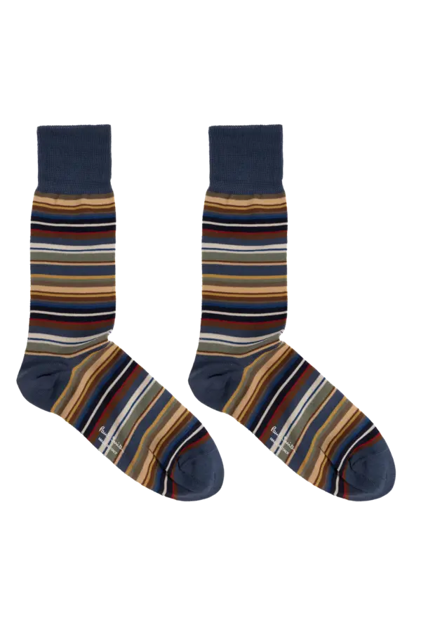 Paul Smith Striped Patterned Socks - Multicolour