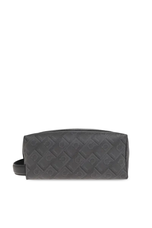 FERRAGAMO Monogram Vanity Case - Grey
