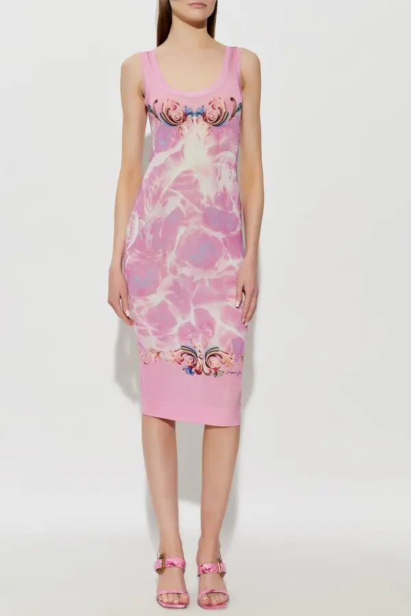 Versace Fitted Strappy Dress