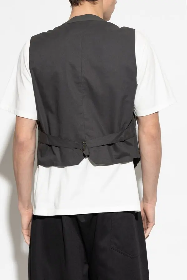 MAISON MARGIELA Vest With Pockets - Grey
