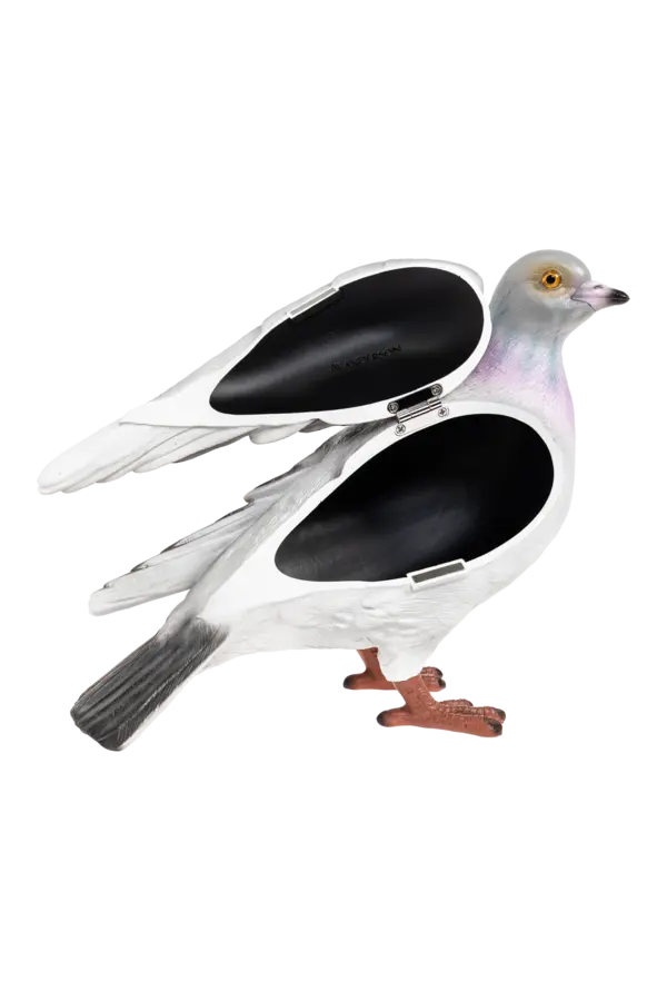 JW Anderson Pigeon Motif Clutch - Brown