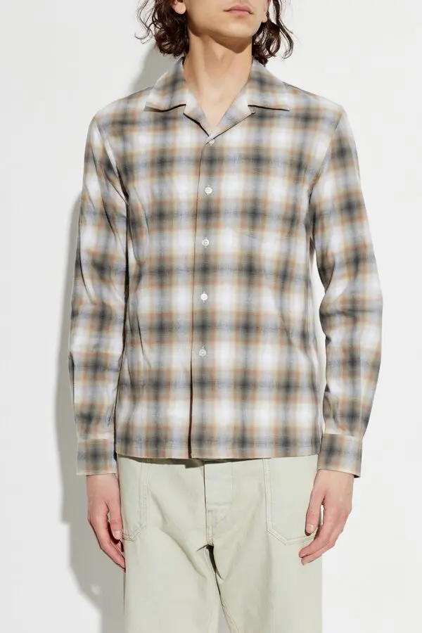 JW Anderson Checked Pattern Shirt - Beige
