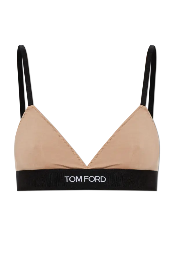 TOM FORD Bra With Logo - Beige