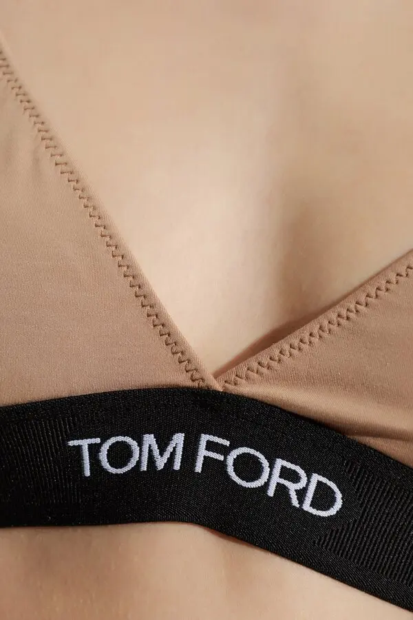 TOM FORD Bra With Logo - Beige