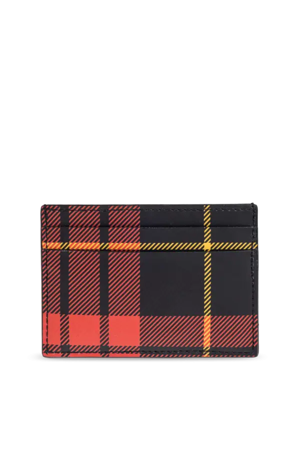 Alexander McQueen Leather Card Holder - Red