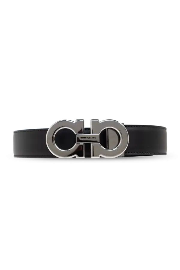 FERRAGAMO Reversible Belt - Black
