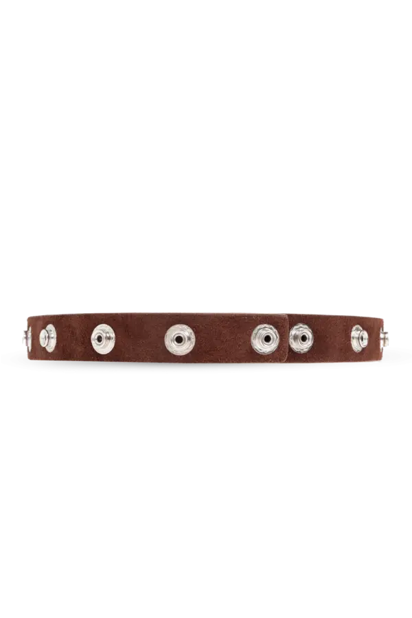 Attico Leather Belt - Brown