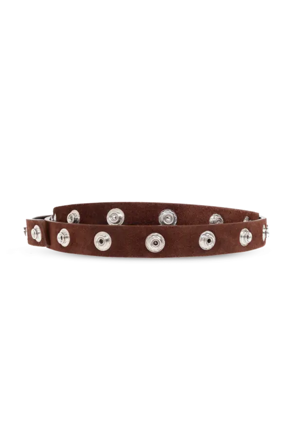 Attico Leather Belt - Brown