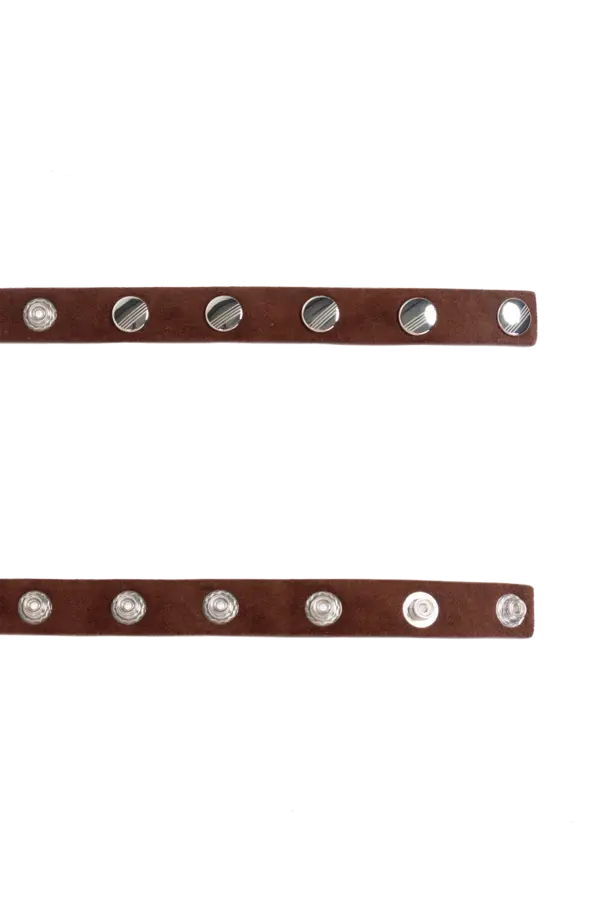 Attico Leather Belt - Brown