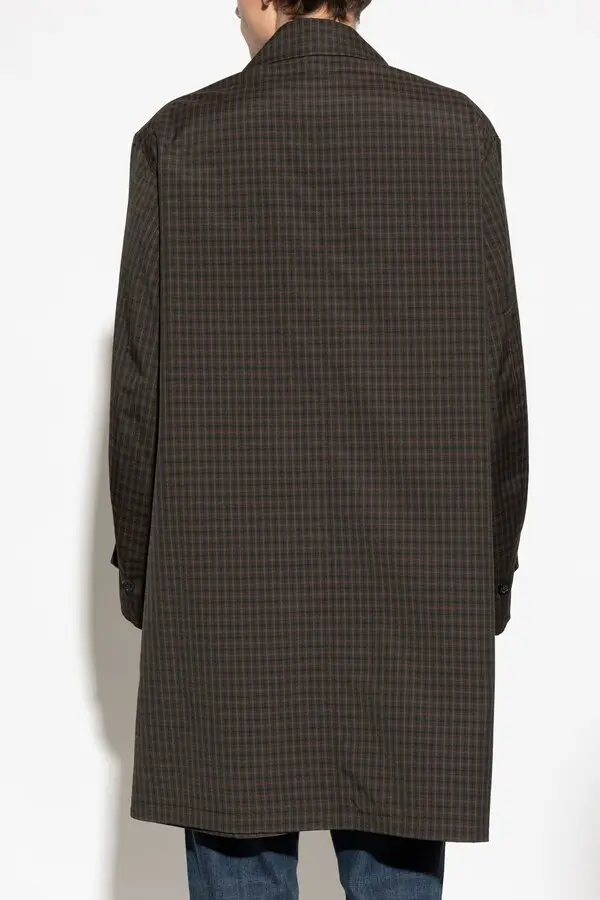 MAISON MARGIELA Checked Pattern Coat