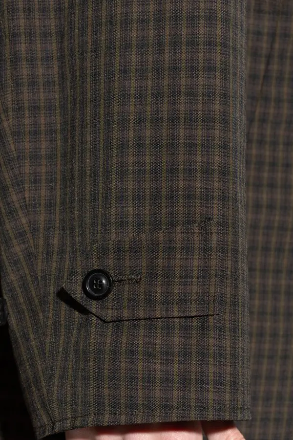 MAISON MARGIELA Checked Pattern Coat