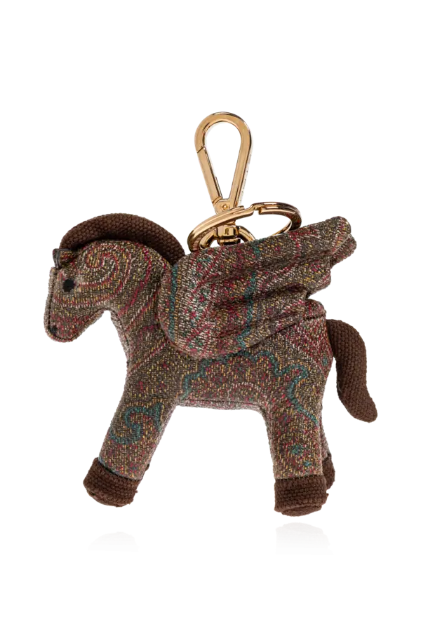 Etro Animal Motif Pendant - Brown