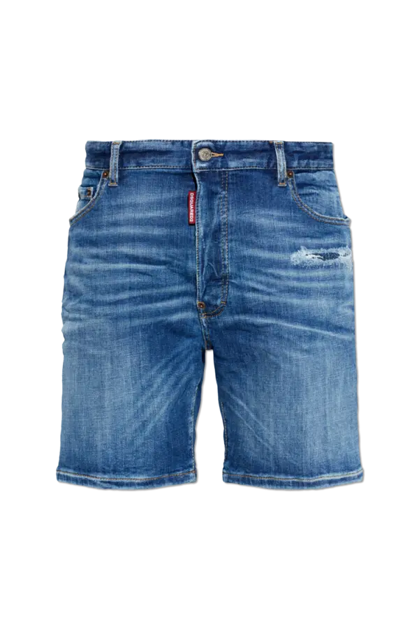 Dsquared2 Denim 'marine' Shorts - Navy Blue