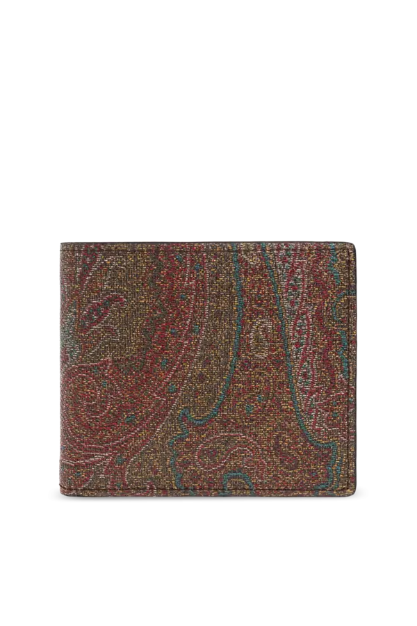 Etro Patterned Wallet - Burgundy