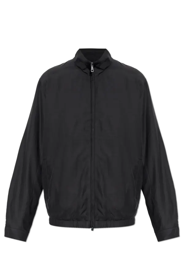 Our Legacy Jacket With Stand-up Collar - Black