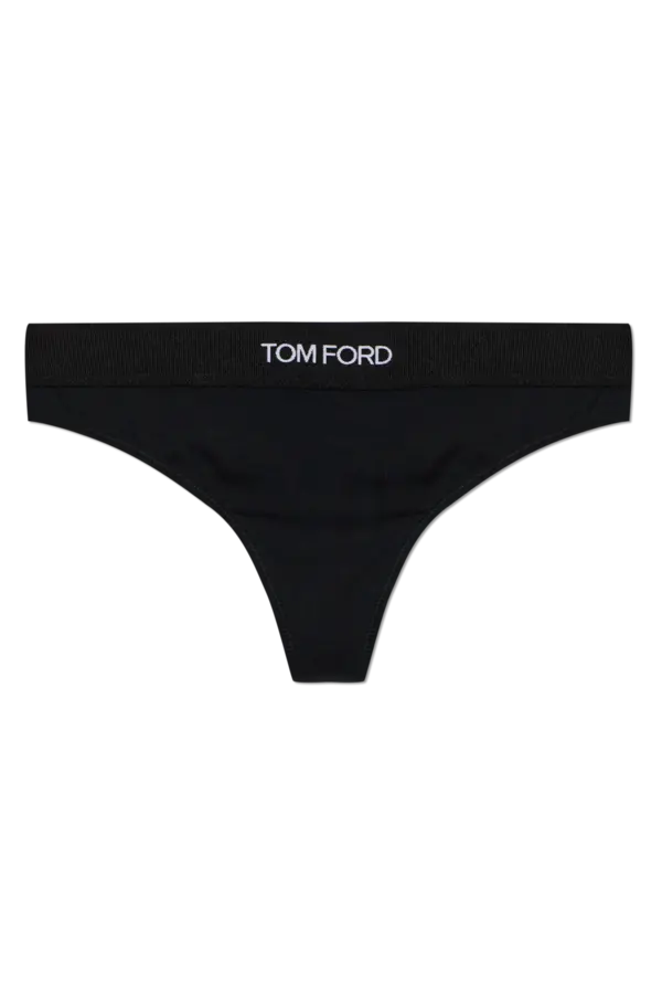 TOM FORD Strings With Logo - Black