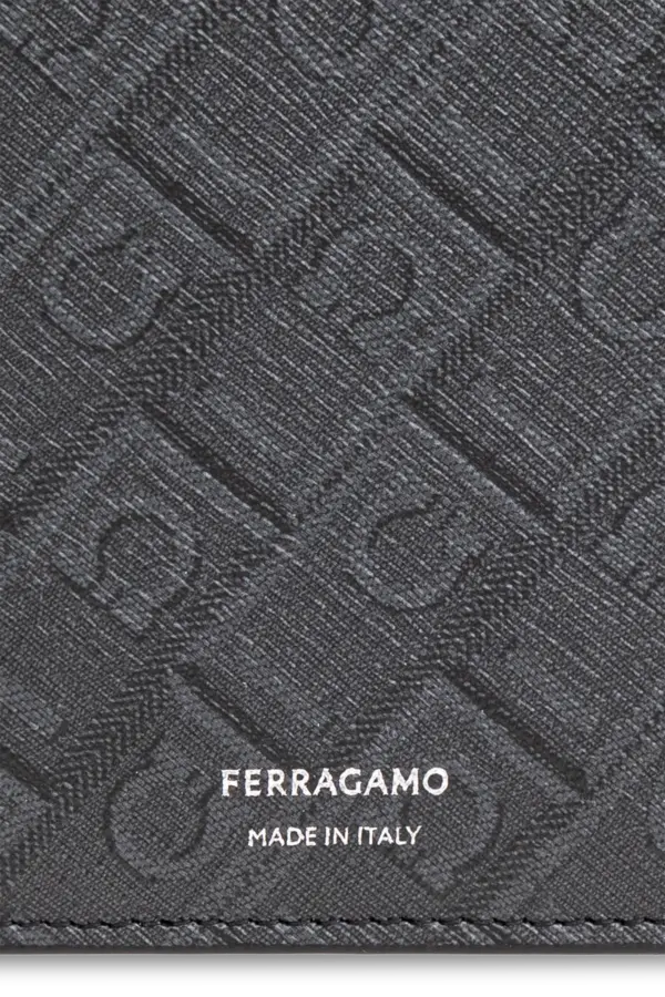FERRAGAMO Wallet With Monogram - Grey