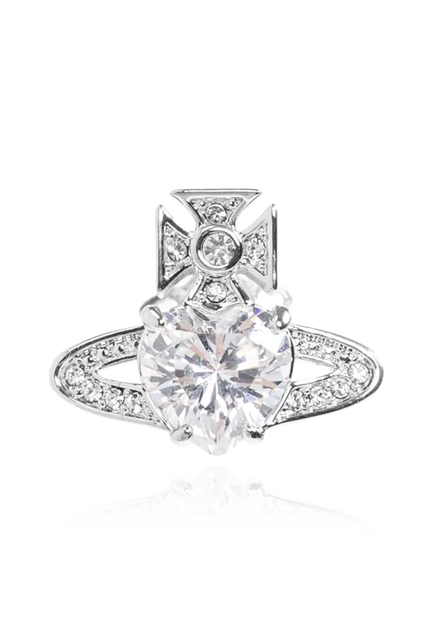 VIVIENNE WESTWOOD Earrings With Shimmering Crystals