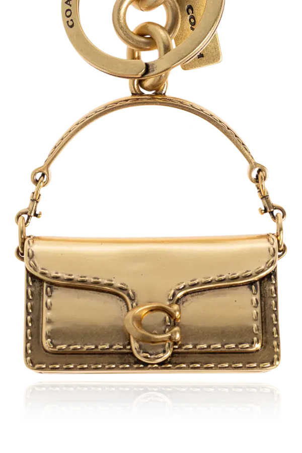 COACH Brass Keychain - Gold