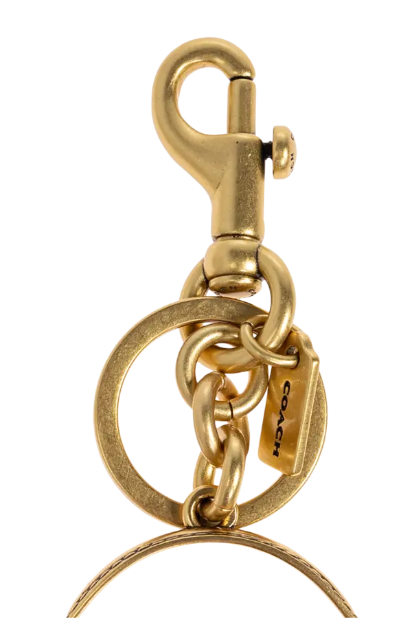 COACH Brass Keychain - Gold