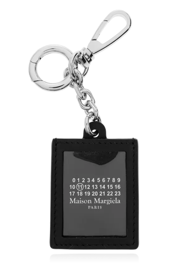 MAISON MARGIELA Keychain With Logo - Black