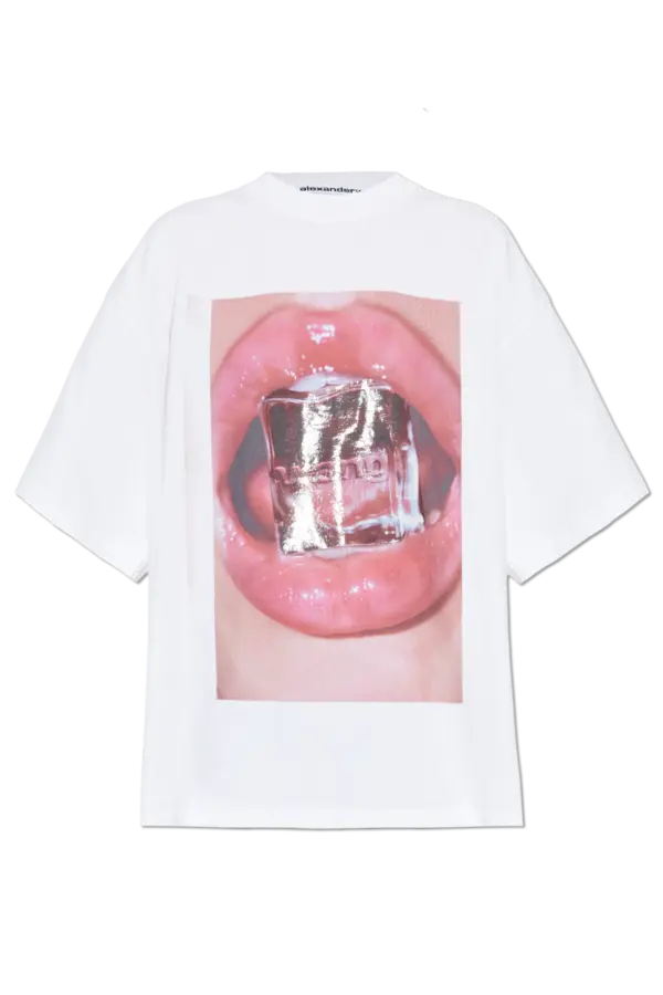 Alexander Wang Oversized T-shirt With Print - White