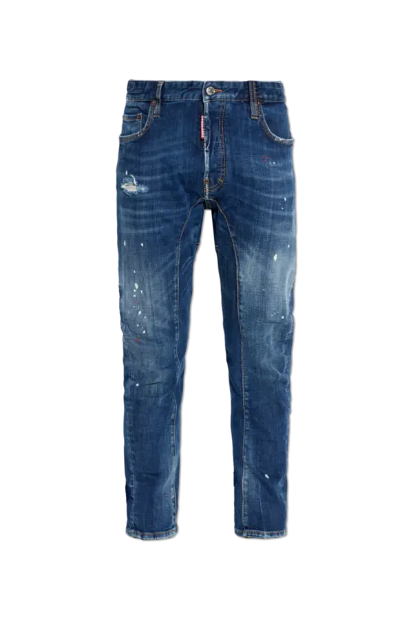 Dsquared2 Biker Jeans - Navy Blue