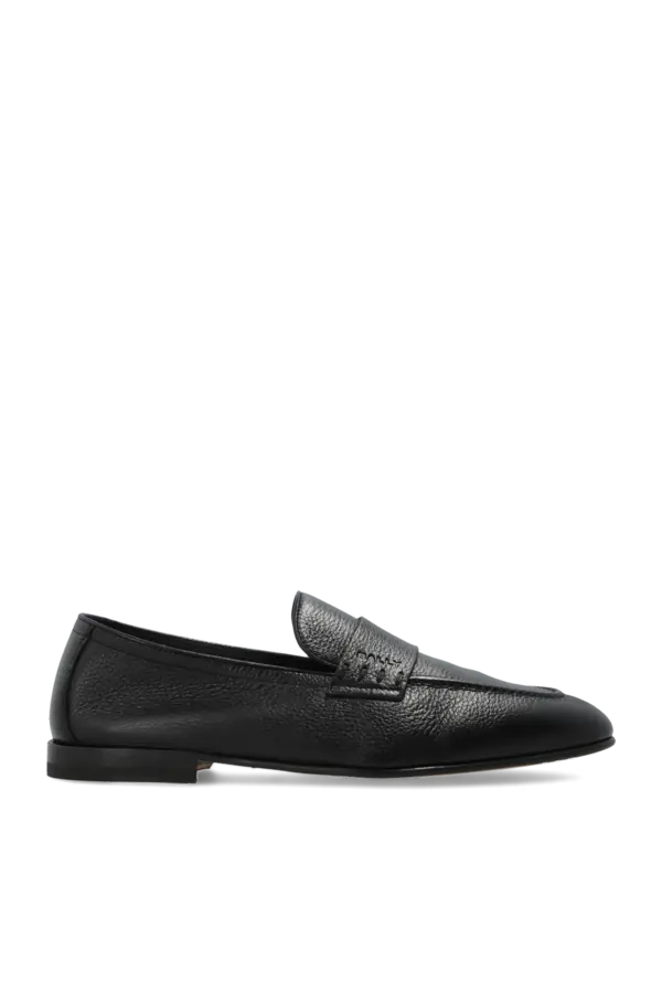 Bally Elios Leather Loafers - Black