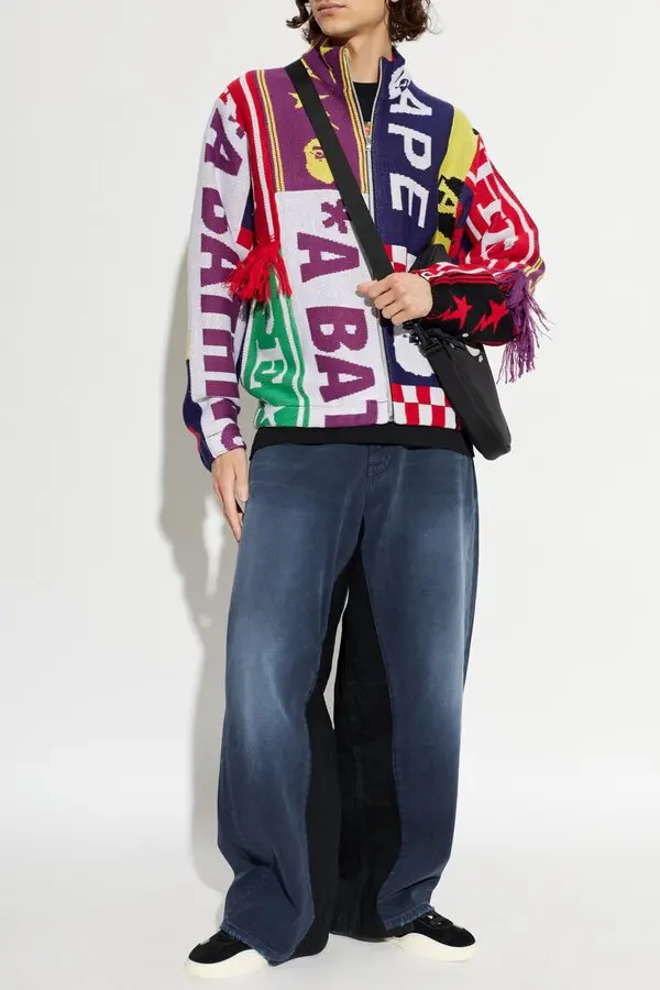 A BATHING APE Patterned Cardigan