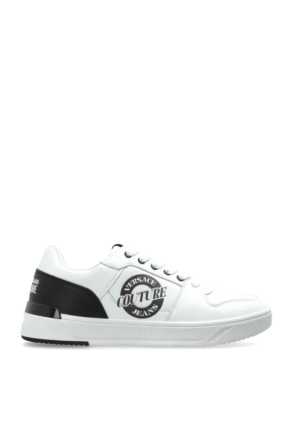 Versace Barocco Print Sneakers - White