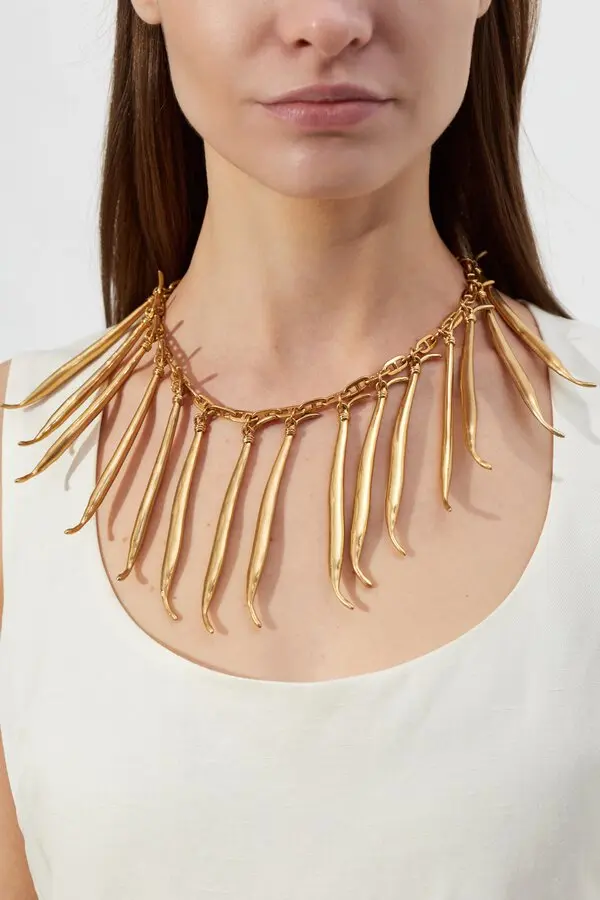 Jacquemus Brass Necklace - Gold
