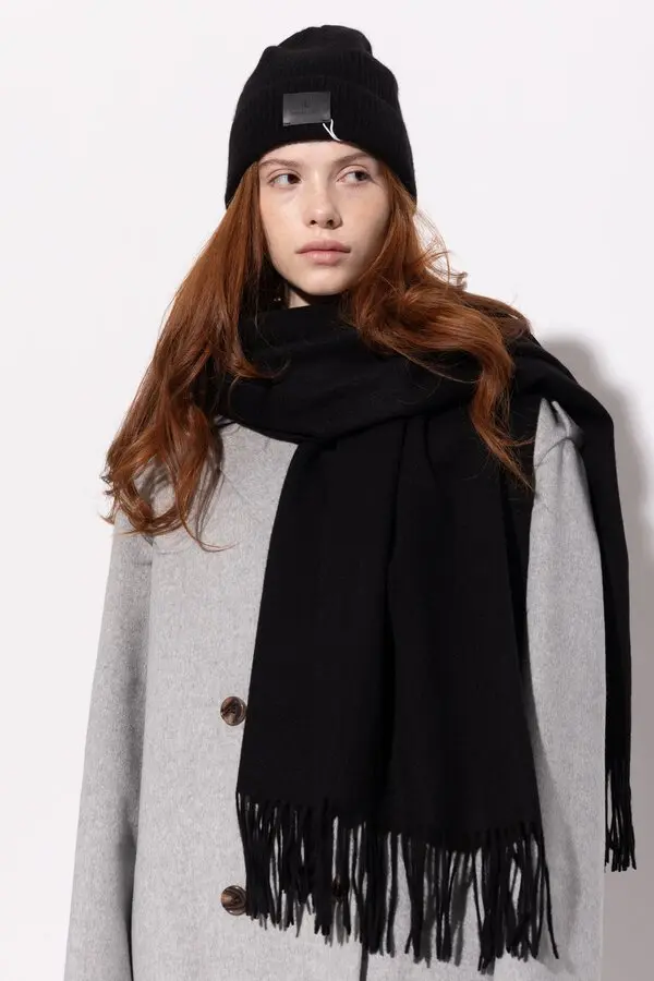 ANINE BING Cashmere Beanie - Black