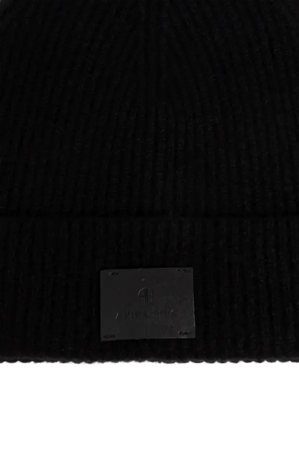 ANINE BING Cashmere Beanie - Black