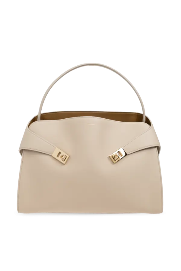 FERRAGAMO Handbag Hug Medium - Grey