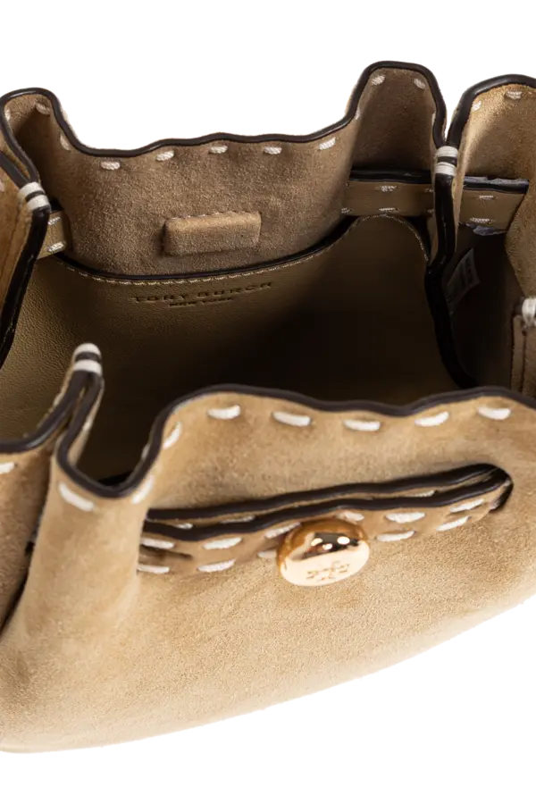 Tory Burch Romy Small Suede Hobo Bag