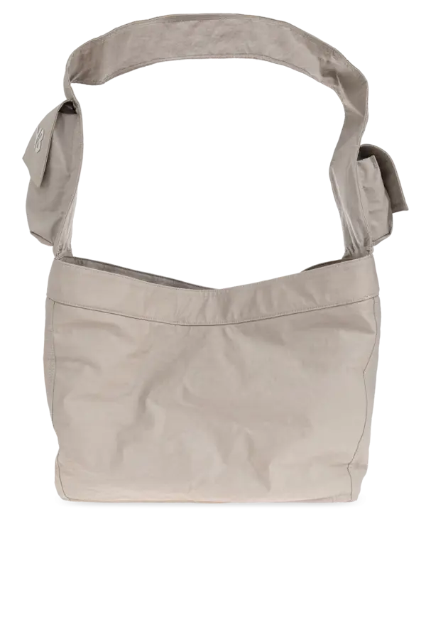 Y3 Newspaper Large' Shoulder Bag - Grey
