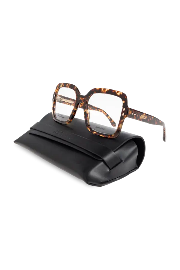 Isabel Marant Rectangular Eyeglasses - Brown