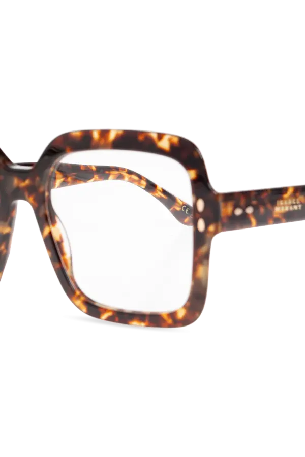 Isabel Marant Rectangular Eyeglasses - Brown