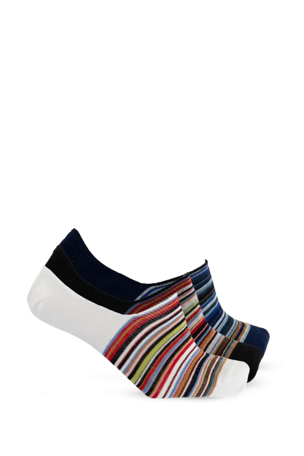Paul Smith Three-pack Ankle Socks - Multicolour